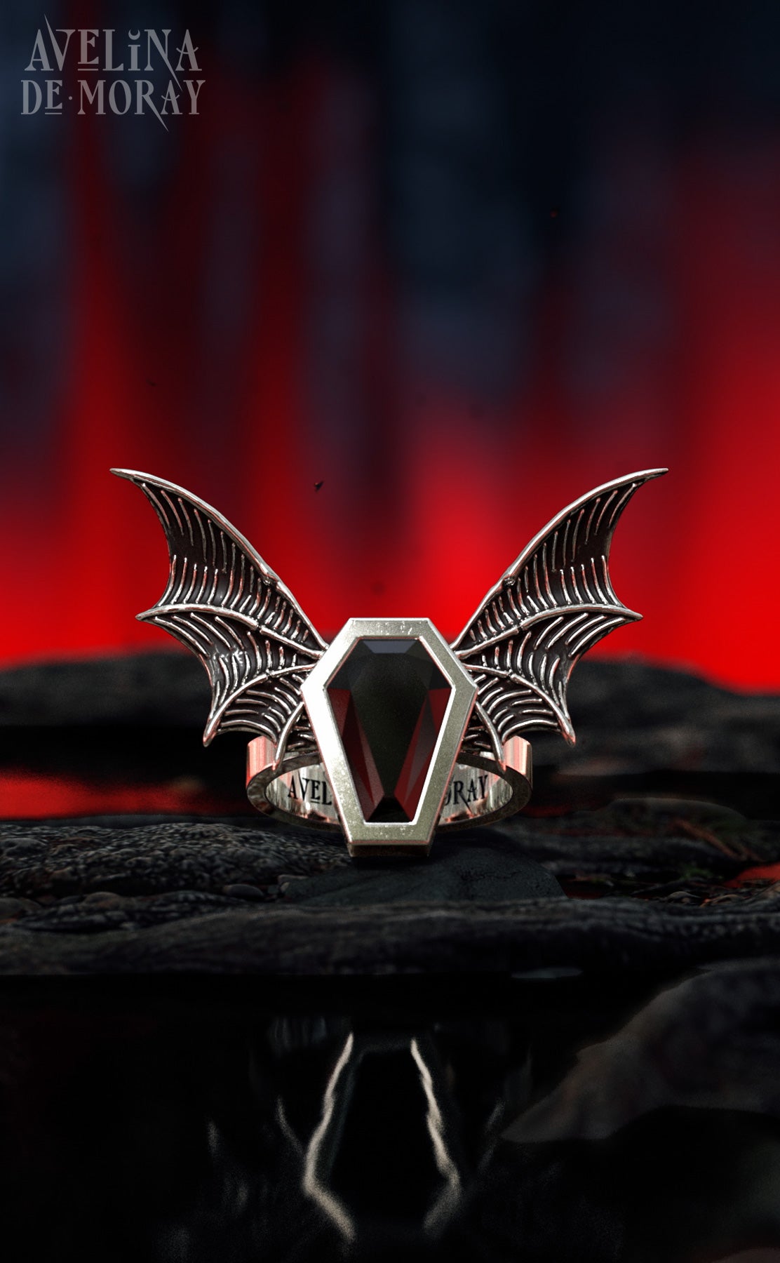 Black Friday Coffin Ring – Velvet & Vein